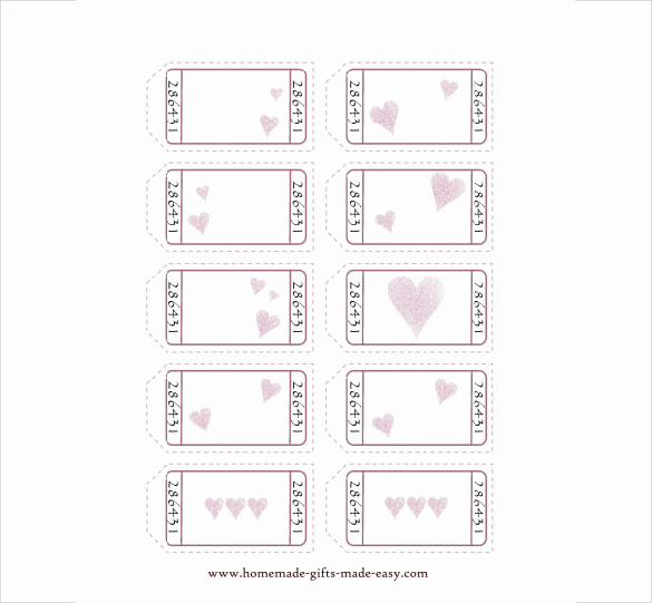 Blank Love Coupon Template Printable Printable Templates