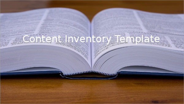 12+ Content Inventory Templates – Free, Sample, Example, Format Download