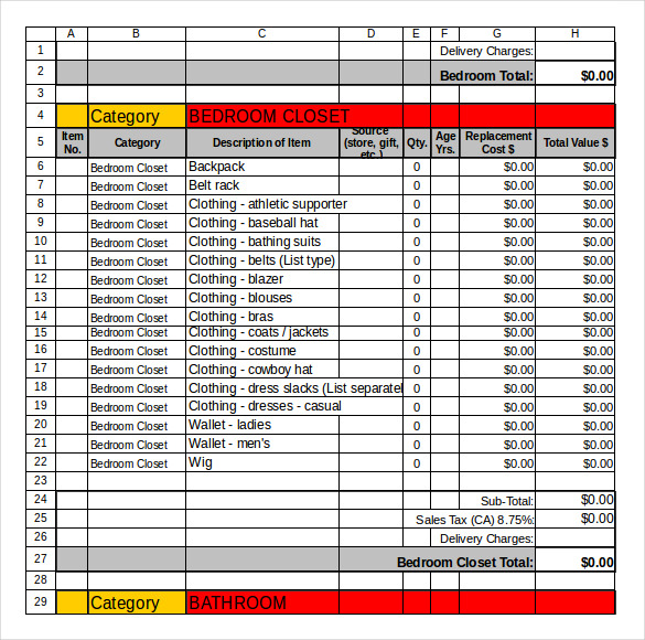 12+ Content Inventory Templates – Free, Sample, Example, Format Download
