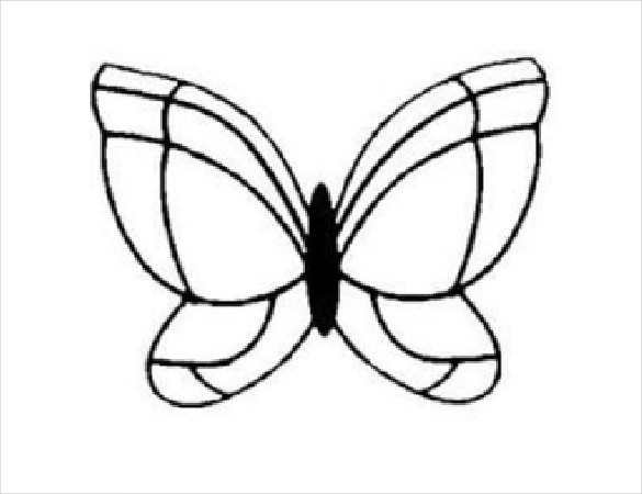 28+ Butterfly Templates - Printable Crafts & Colouring Pages