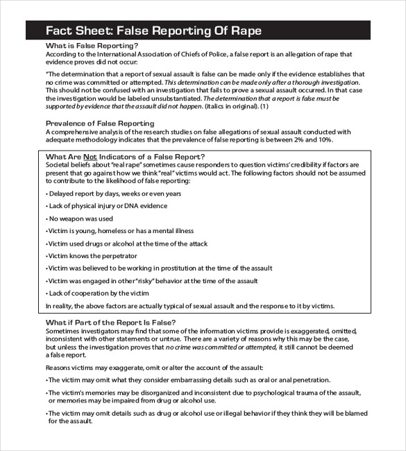 19+ Sample Police Report Templates - PDF, DOC