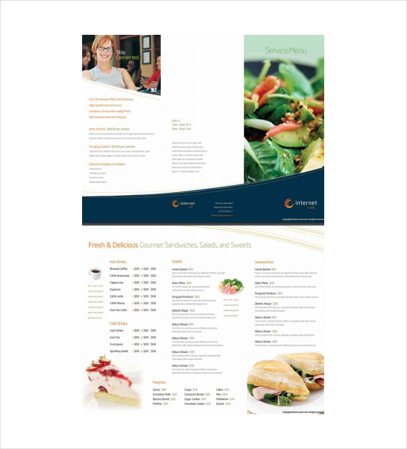 Menu - Free 28+ Templates in PDF, MS Word, Excel, PSD, AI, Publisher, Pages