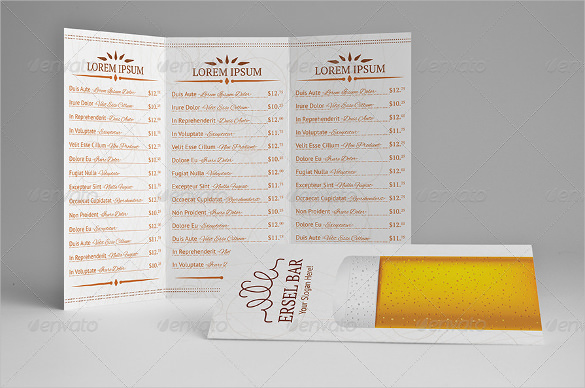 21+ Beer Menu Templates - Free Sample, Example Format Download!
