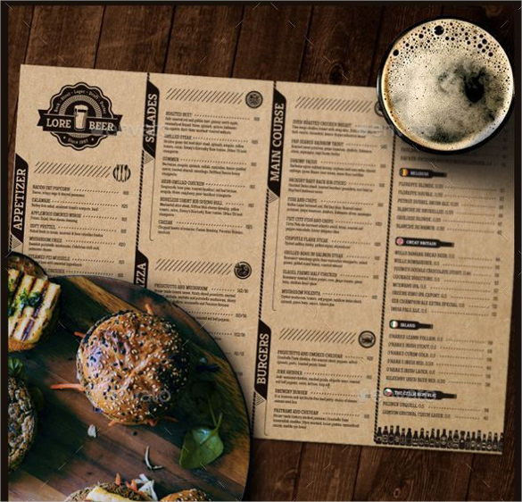 21+ Beer Menu Templates - Free Sample, Example Format Download!