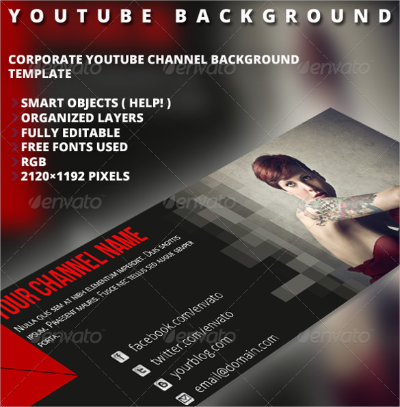 19+ Youtube Banner Background Templates – Free Sample, Example, Format ...