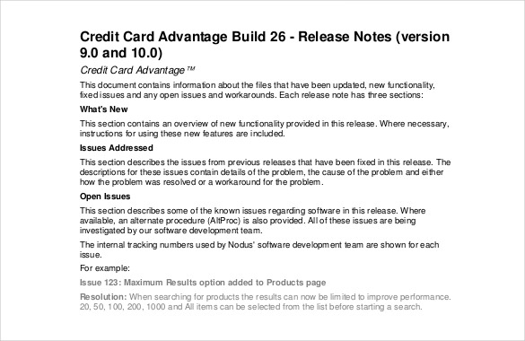 Release Notes Template - 15+ Free Word, PDF Documents Download