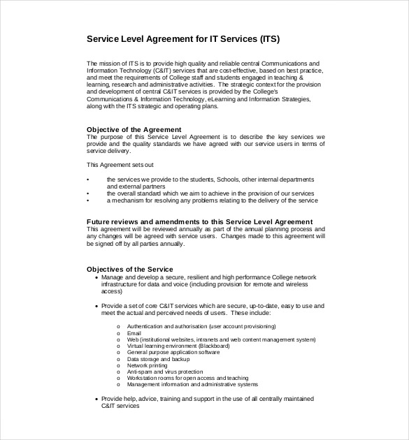 36+ Service Agreement Templates - Word, PDF