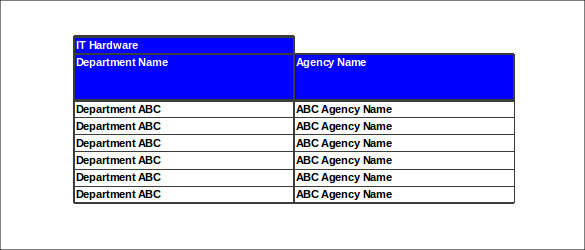 14+ Server Inventory Templates – Free Sample, Example, Format Download ...