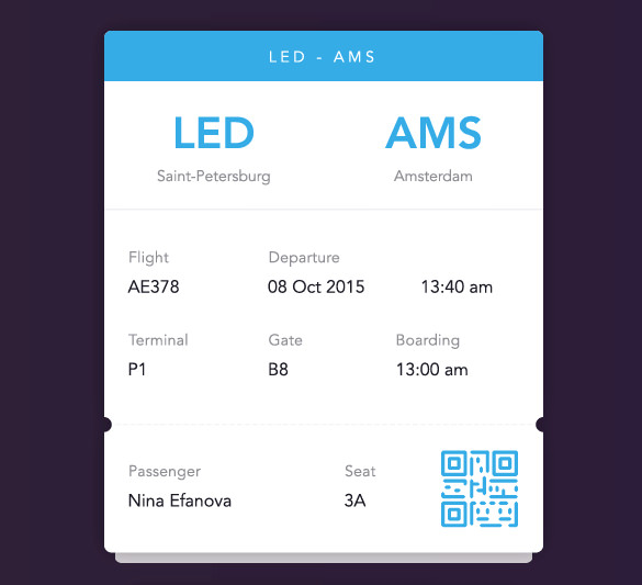 33+ Examples of Boarding Pass Design & Templates - PSD, AI | Free ...