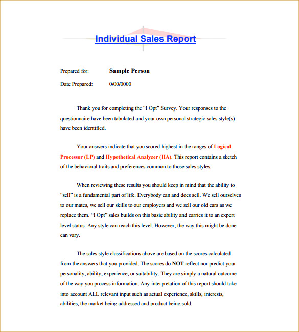 19+ Sales Activity Report Templates - Word, Excel, PDF, Google Docs ...