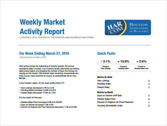 19+ Sales Activity Report Templates - Word, Excel, PDF, Google Docs ...