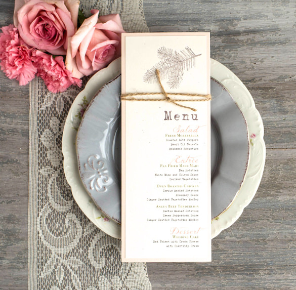 Menu Card 58 Free Templates In Word PSD PDF EPS InDesign Format 