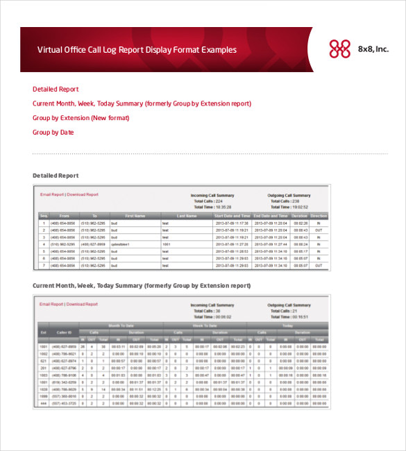 26+ Call Report Templates - PDF, Word, Pages
