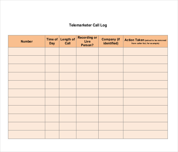 26+ Call Report Templates - PDF, Word, Pages