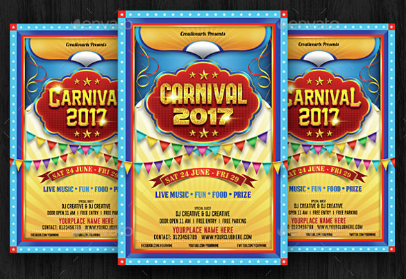 58+ Carnival Flyer Templates - PSD, Word, AI, EPS