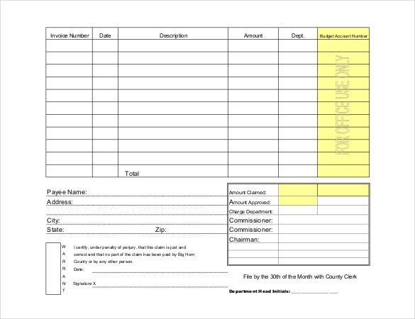 40+ Blank Voucher Templates - Illustrator | InDesign | MS Word | Pages ...
