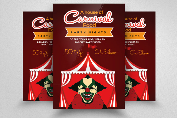 58+ Carnival Flyer Templates - PSD, Word, AI, EPS