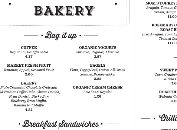 Bakery Menu - 36+ Free Templates in PSD, AI