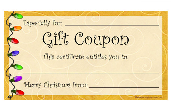Homemade Coupon Templates 23 Free PDF Format Download