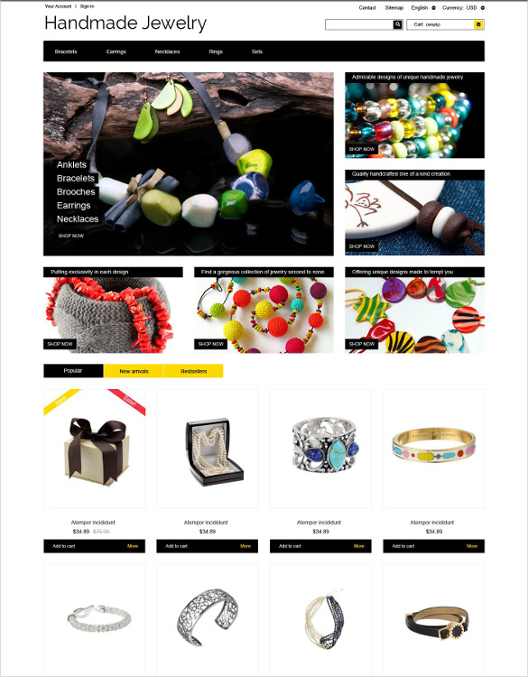 11+ Jewelry PHP Themes & Templates