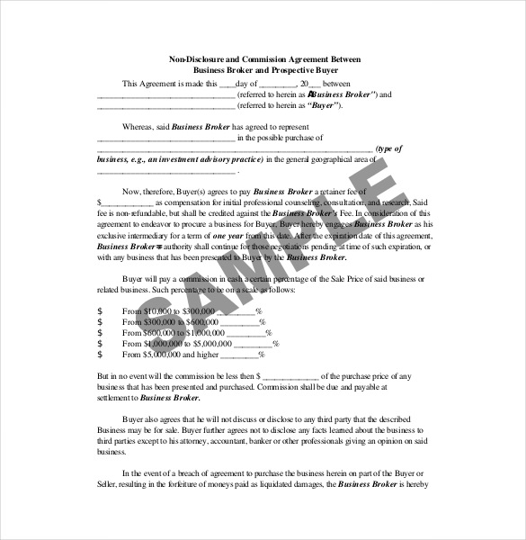 12+ Commission Agreement Templates - Word, PDF, Apple Pages