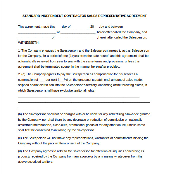 12+ Commission Agreement Templates - Word, PDF, Apple Pages