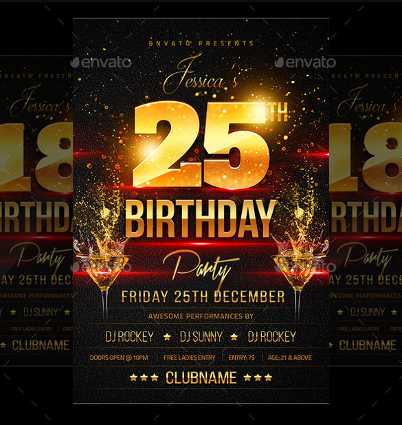 43 Birthday Flyer Templates Word PSD AI Vector EPS Free 