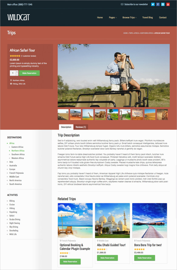 44+ Travel WordPress Themes & Templates for Travel Blogs,Vacation ...