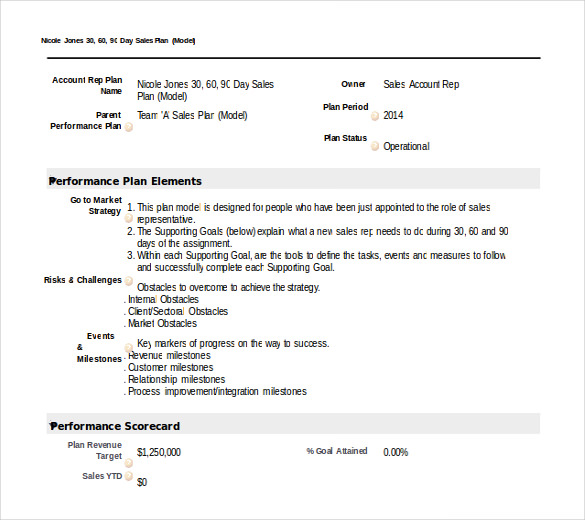 22+ 30 60 90 Day Action Plan Templates - Free PDF, Word Format Download!