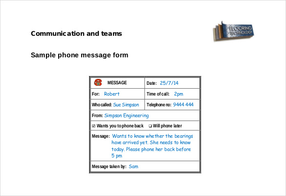37+ Phone Message Templates - PDF, DOC