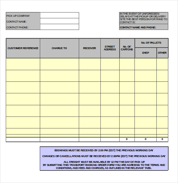 25+ Delivery Order Templates - Word, Google Docs