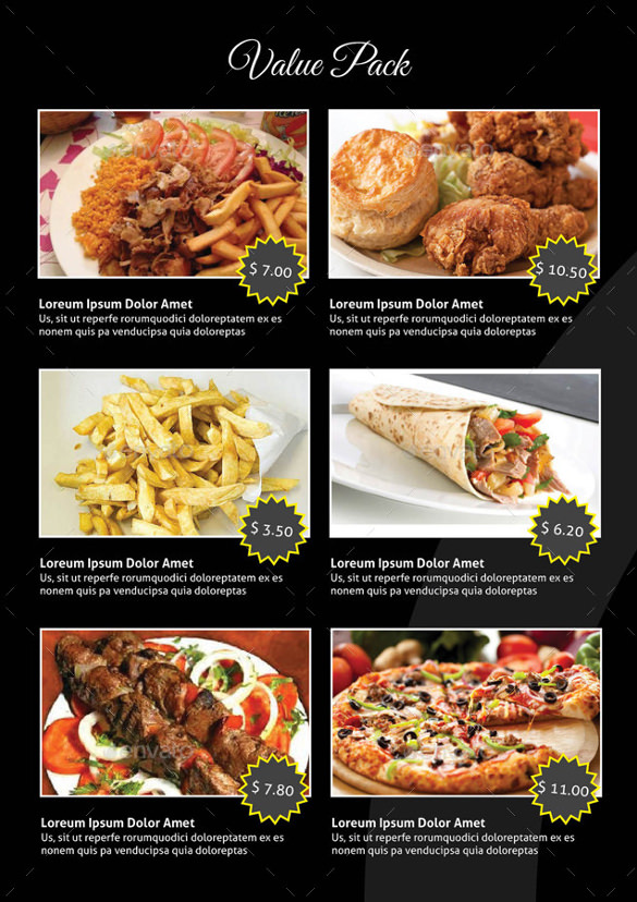 36 Food Menu Templates Free Sample Example Format Download Free Premium Templates