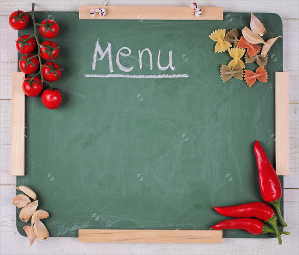 40 Blank Menu Templates Free Sample Example Format Download Free 