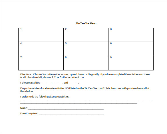 40+ Blank Menu Templates - PDF, AI, PSD, DOCS, Pages | Free & Premium ...