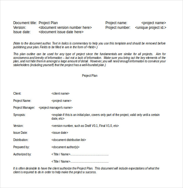 21+ Word Project Templates in MS Word | Google Docs | Google Sheets ...