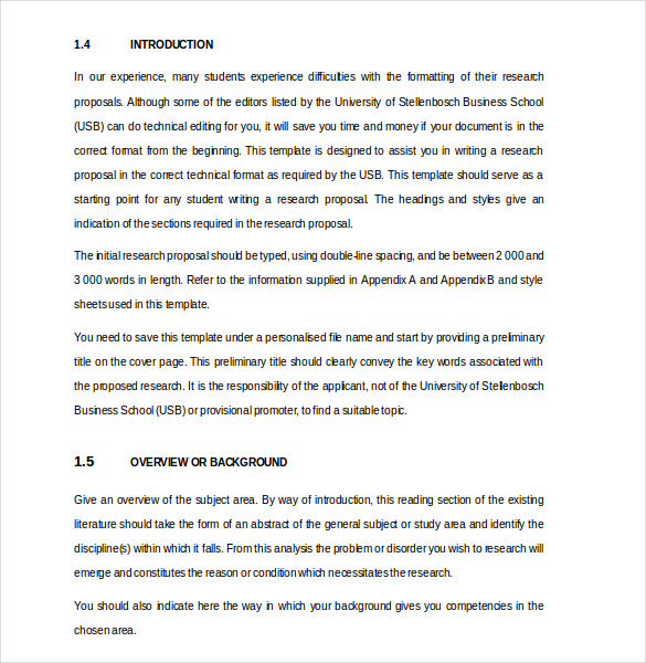 21+ Word Project Templates in MS Word | Google Docs | Google Sheets ...