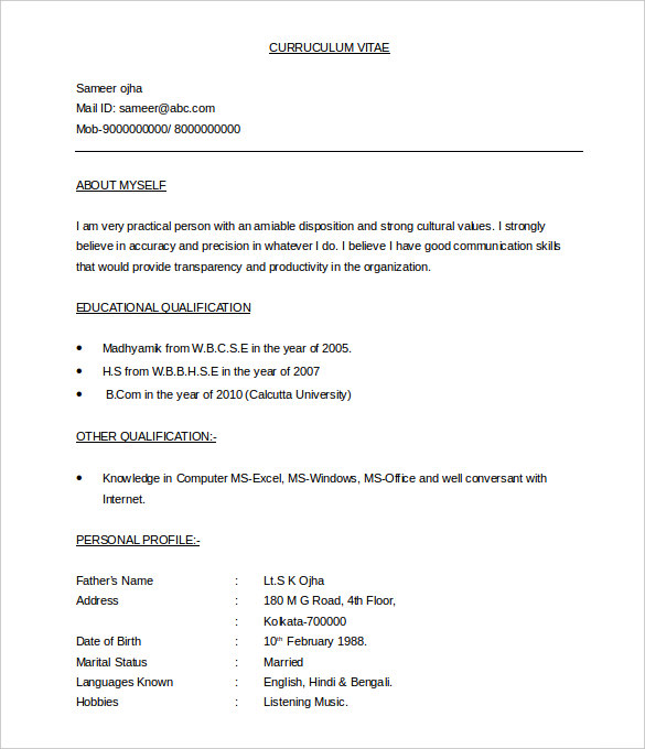 38+ BPO Resume Templates - PDF, DOC