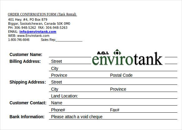39+ Order Confirmation Templates - PDF, DOC