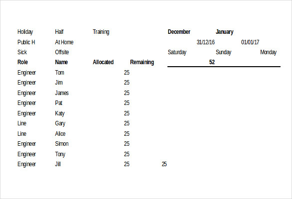 Holiday Schedule Template - 20+ Free Sample, Example Documents Download!