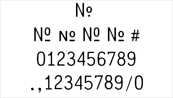 30+ Number Fonts - TTF, OTF