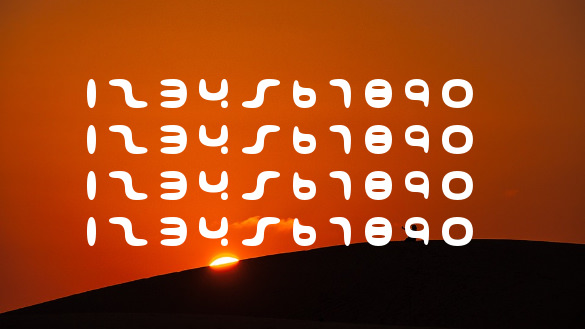 30+ Number Fonts - TTF, OTF