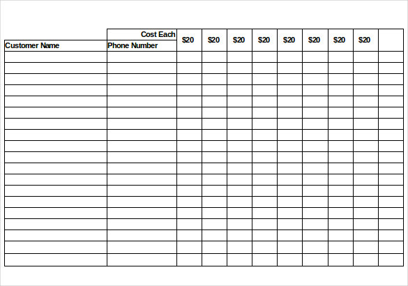Free Printable Fundraiser Order Form Template