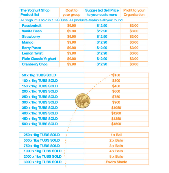 16+ Fundraiser Order Templates – Docs, Word