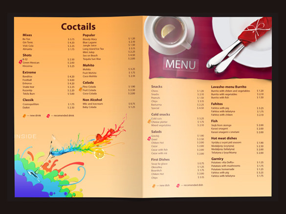 35+ Price Menu Templates - Free Sample, Example Format Download!