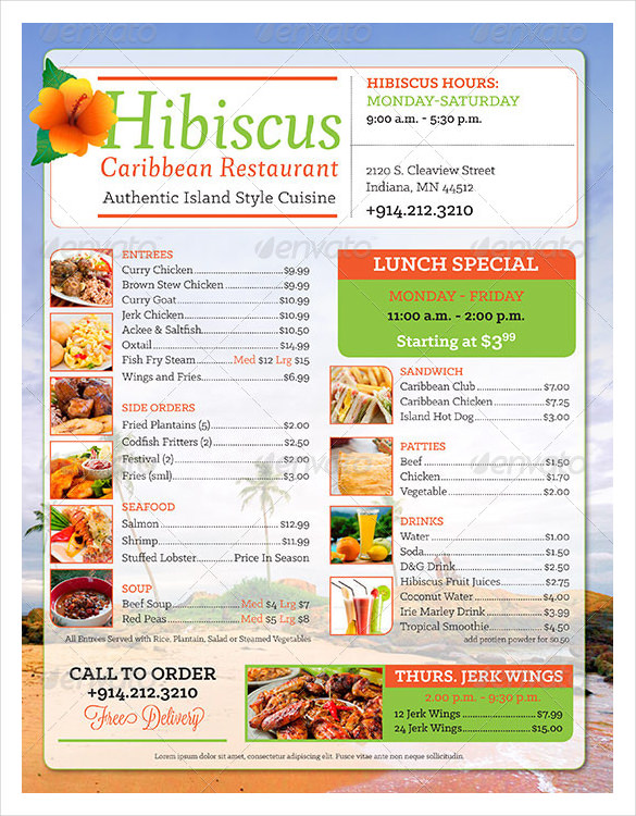 35+ Price Menu Templates - Free Sample, Example Format Download!