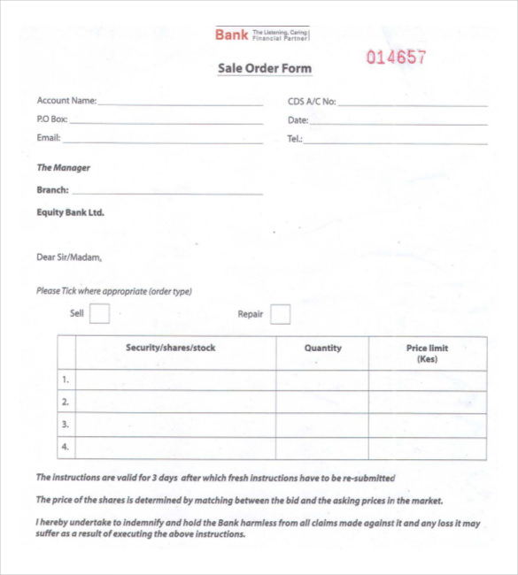 25+ Sales Order Templates - AI, Word