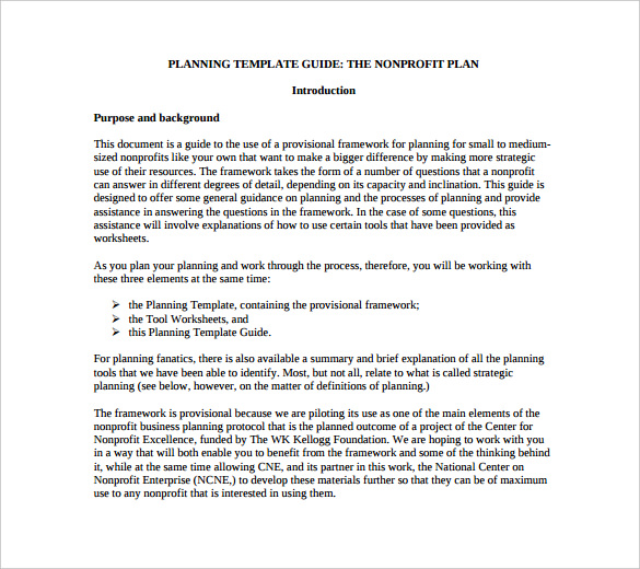 FREE 23+ Non Profit Business Plan Templates in PDF | Google Docs | MS ...