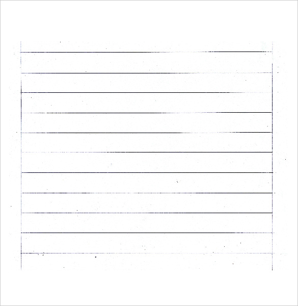 17 Word Lined Paper Templates