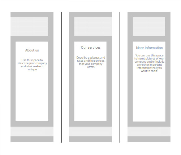 Printable Brochure Template Database