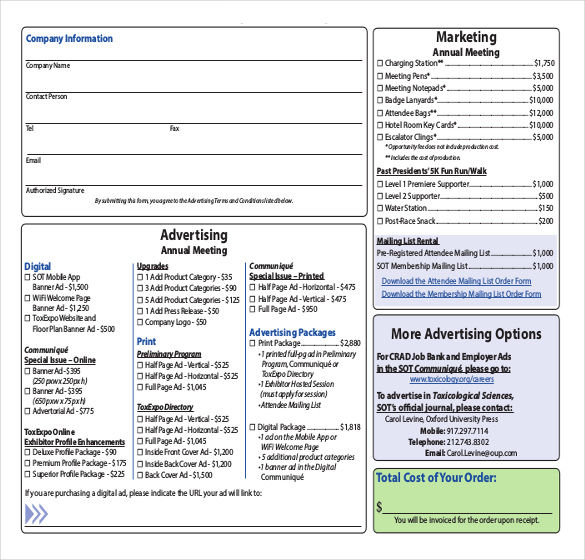 16+ Insertion Order Templates – Google Docs, Google Sheets